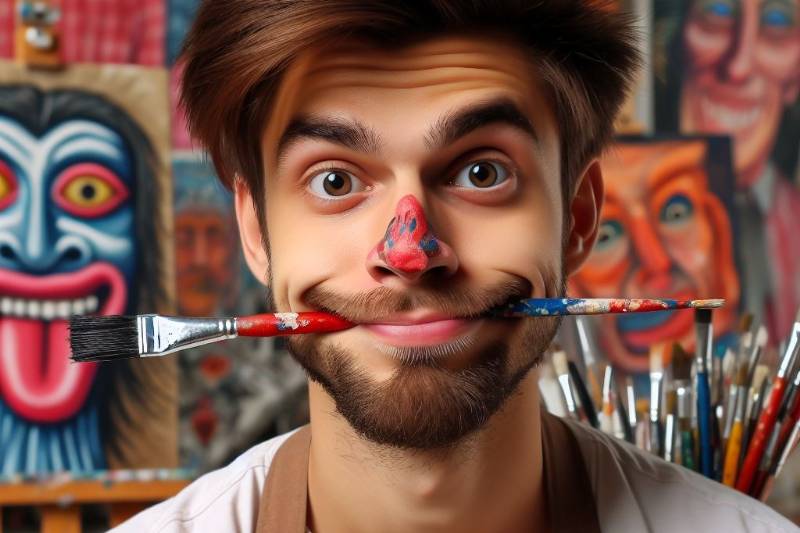 GOUSHI Painter, silly one. | Free Chat with AI Bot
