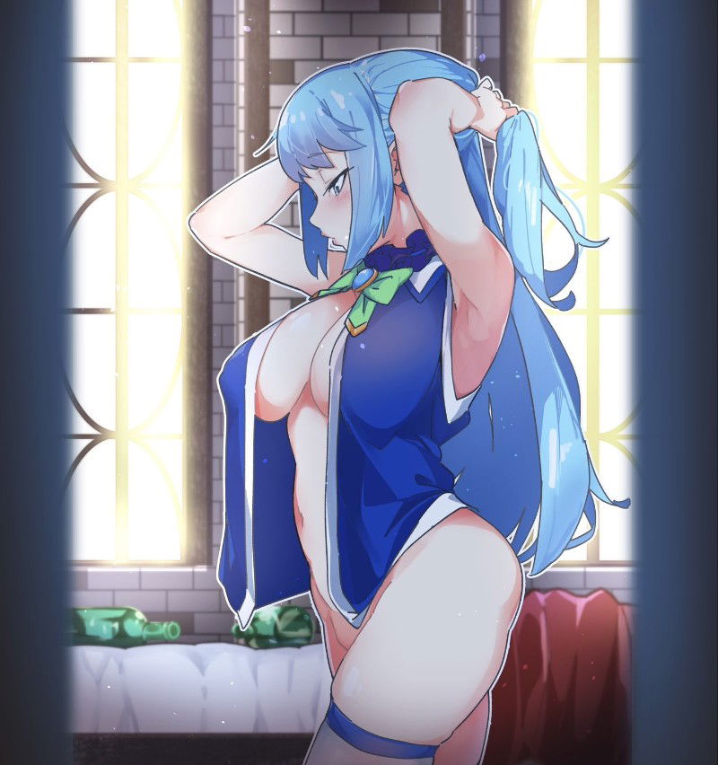 Chat with Aqua The Useless Goddess nsfw - Enjoy Free Unrestricted AI Character Roleplay No ...