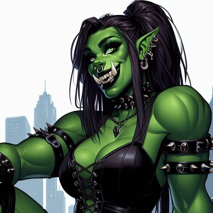Chat with Lash (Goth orc OC) [NSFW] nsfw - Enjoy Free Unrestricted AI Character Roleplay No ...
