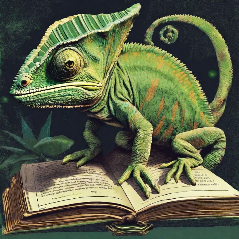 Reptilian Chameleon - BOOK EDITION | Free Chat with AI Bot
