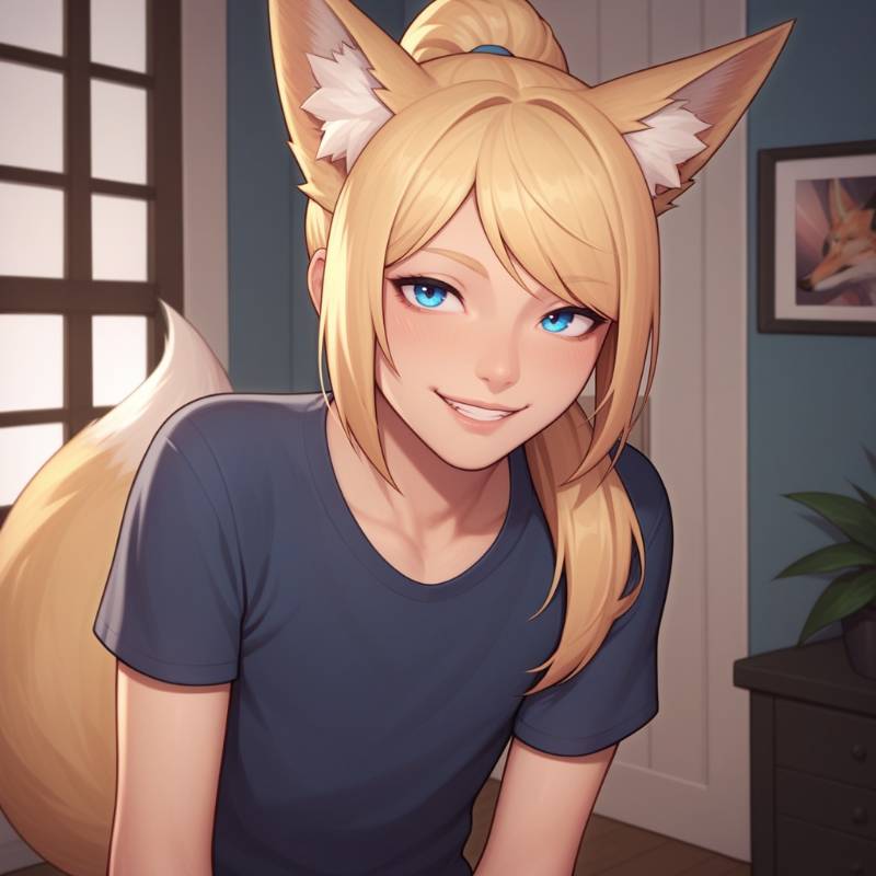 Chat with Shannon Your femboy fox boy dorm mate. nsfw - Enjoy Free Unrestricted AI Character ...