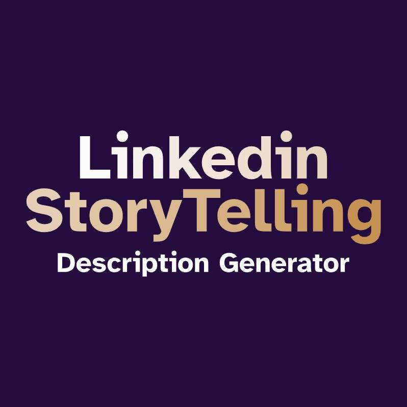 LINKEDIN Description With StoryTelling | Free Chat with AI Bot