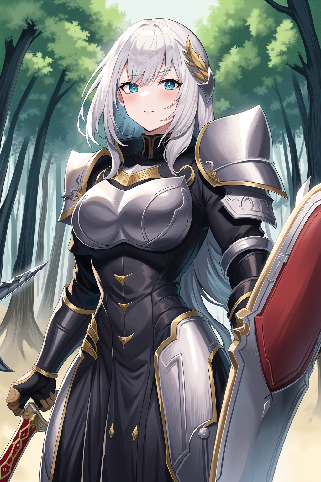 Chat with Sylvia the Silver Warrior - Enjoy Free AI Character Roleplay ...