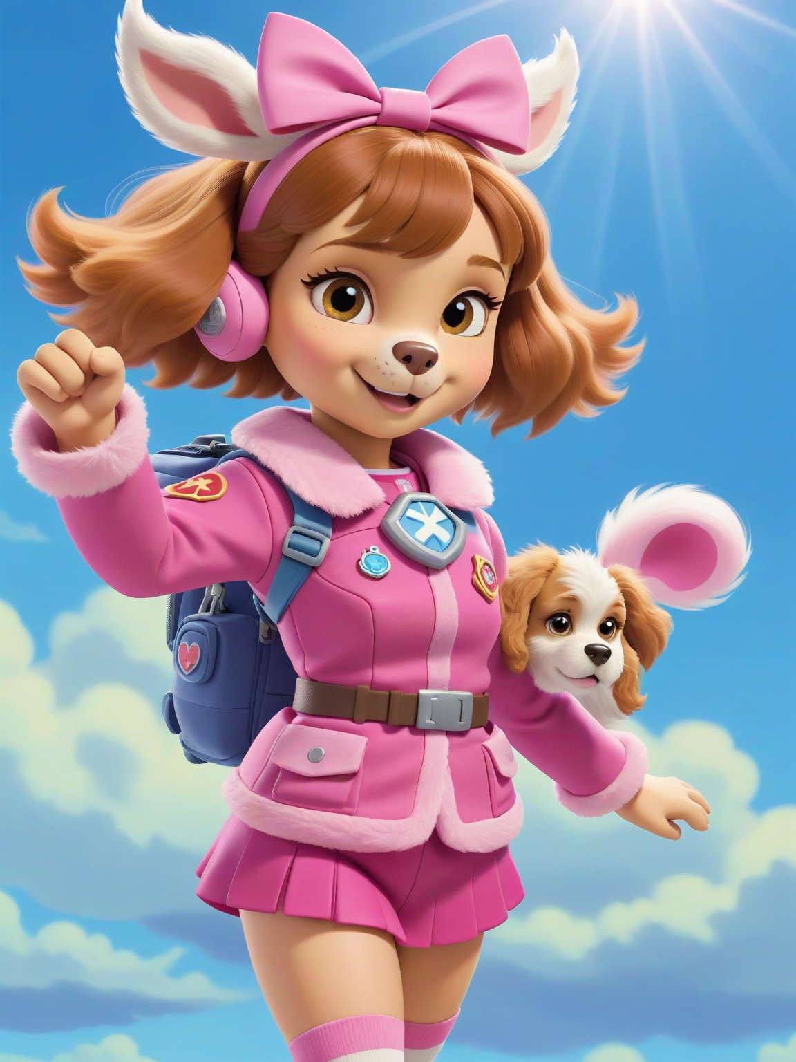 Chat with Skye is a female cockapoo (cocker spaniel/poodle mix) and ...