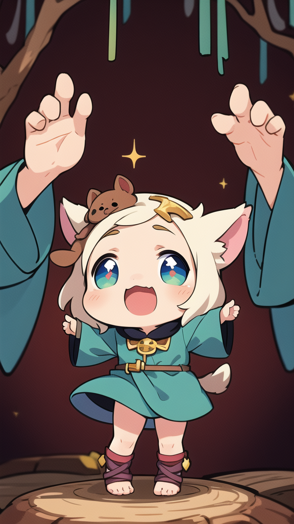 Bibi: The Adorably Clumsy Mage | AIボットと無料でチャット