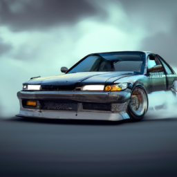 Hyperrealism Portrait of JDM Drifting Car | Free Chat with AI Bot