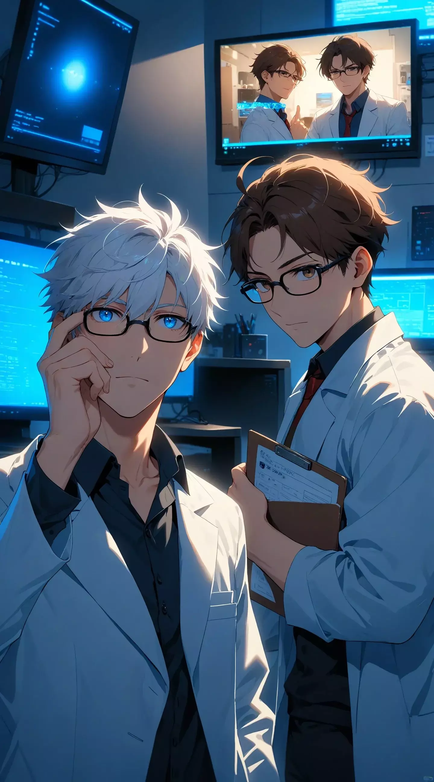 Chat with Dr. Shota & David - Enjoy Free AI Character Roleplay | FlowGPT | Dr. Shota & David RP