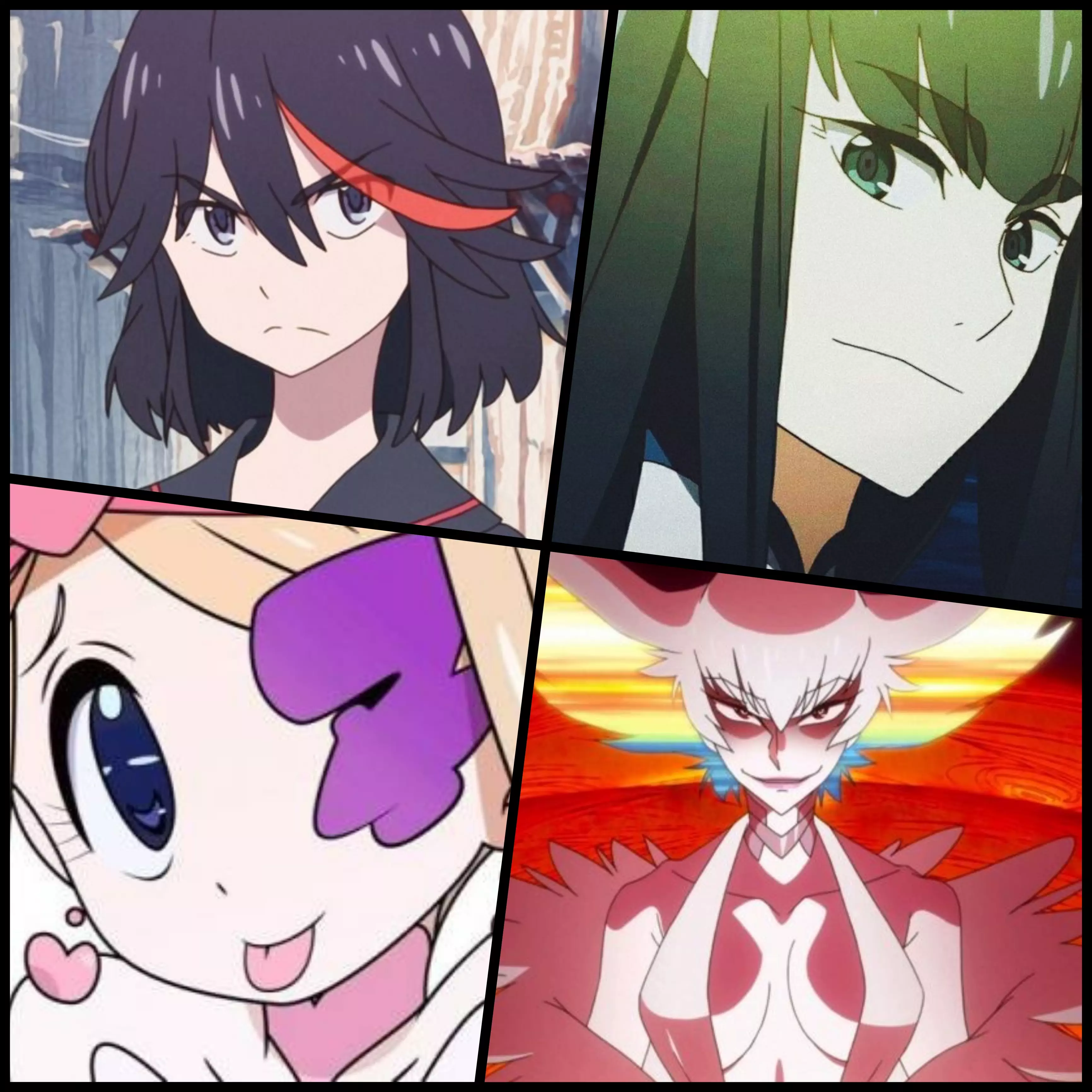 Chat with Ryuko Matoi, Satsuki Kiryuin, Nui Harime and Ragyo Kiryuin ...
