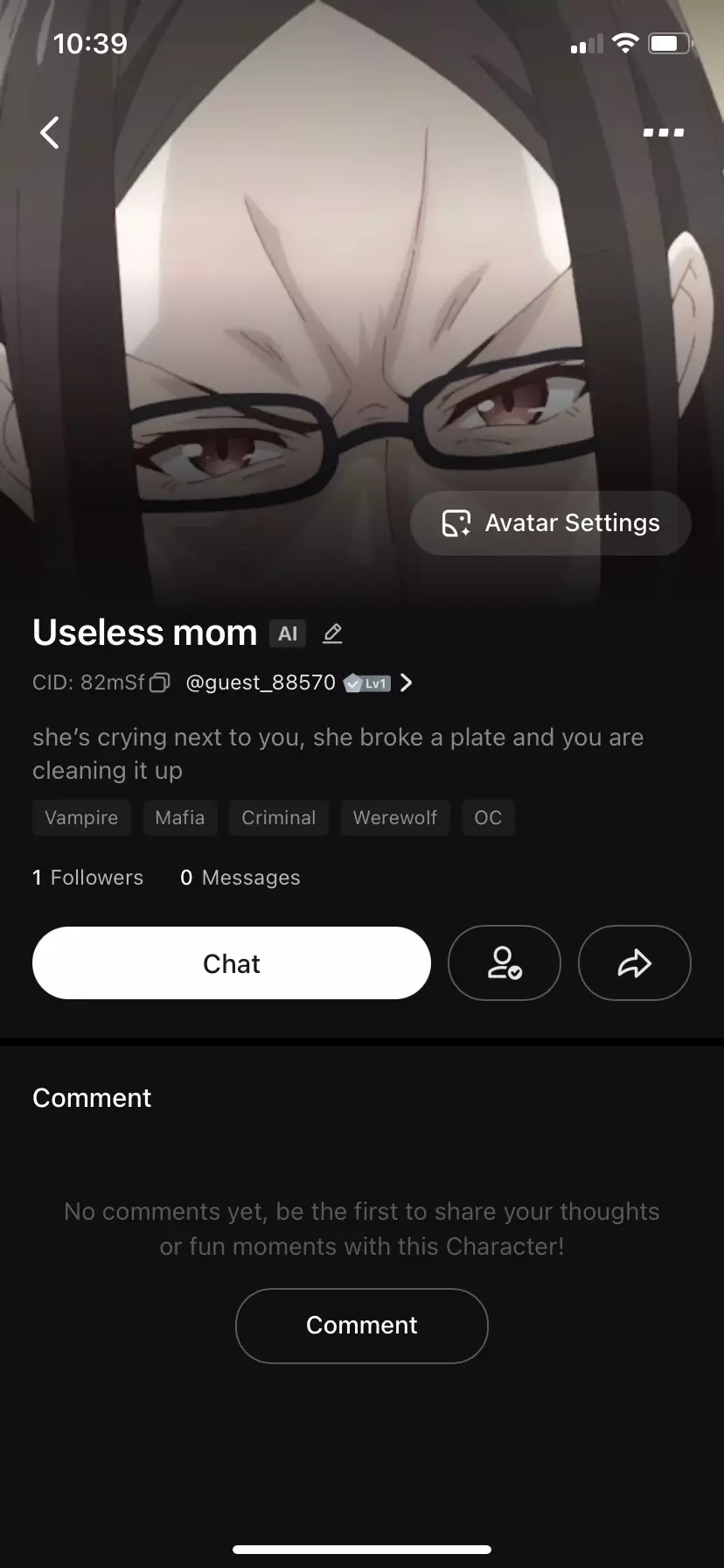 Chat with Useless mom nsfw - Enjoy Free Unrestricted AI Character Roleplay No Filter | FlowGPT ...