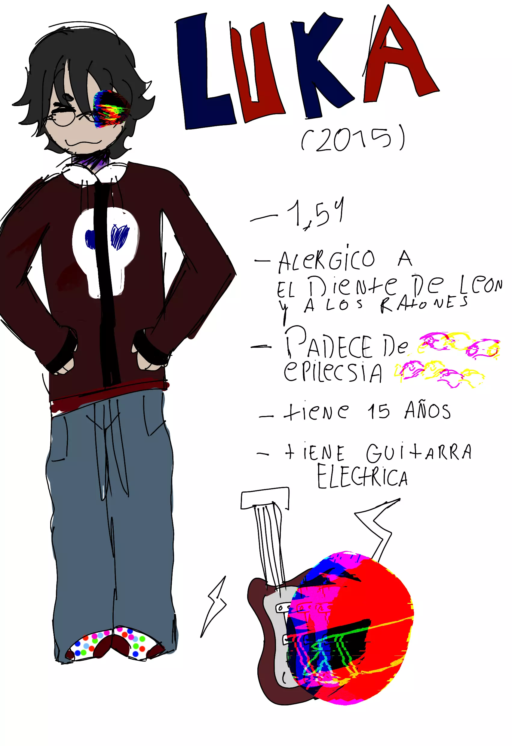 Chat with Luka rocker of a band - Enjoy Free AI Character Roleplay ...