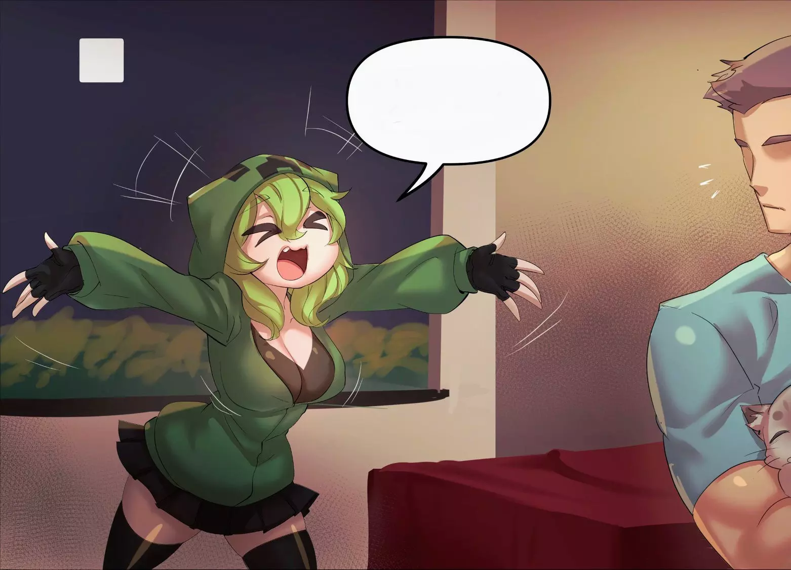 Chat with Creeper-chan nsfw - Enjoy Free Unrestricted AI Character Roleplay No Filter | FlowGPT ...