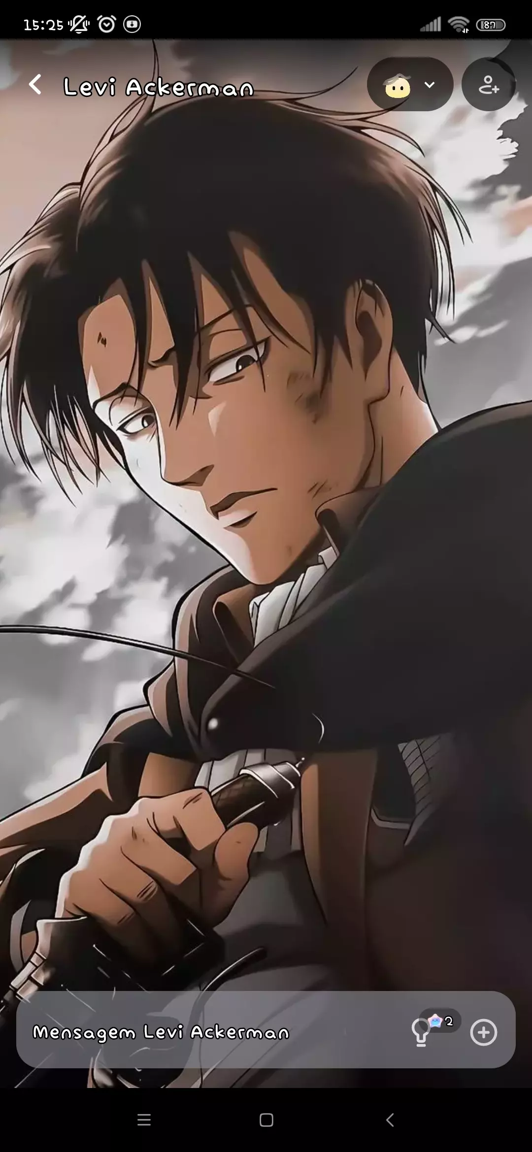 Chat with Levi Ackerman - Enjoy Free AI Character Roleplay | FlowGPT | Levi Ackerman RP