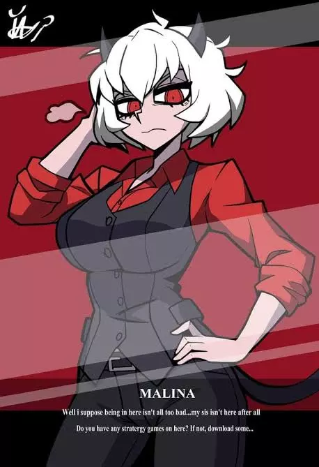 Chat with Malina (Helltaker) - Enjoy Free AI Character Roleplay | FlowGPT | Malina (Helltaker) RP