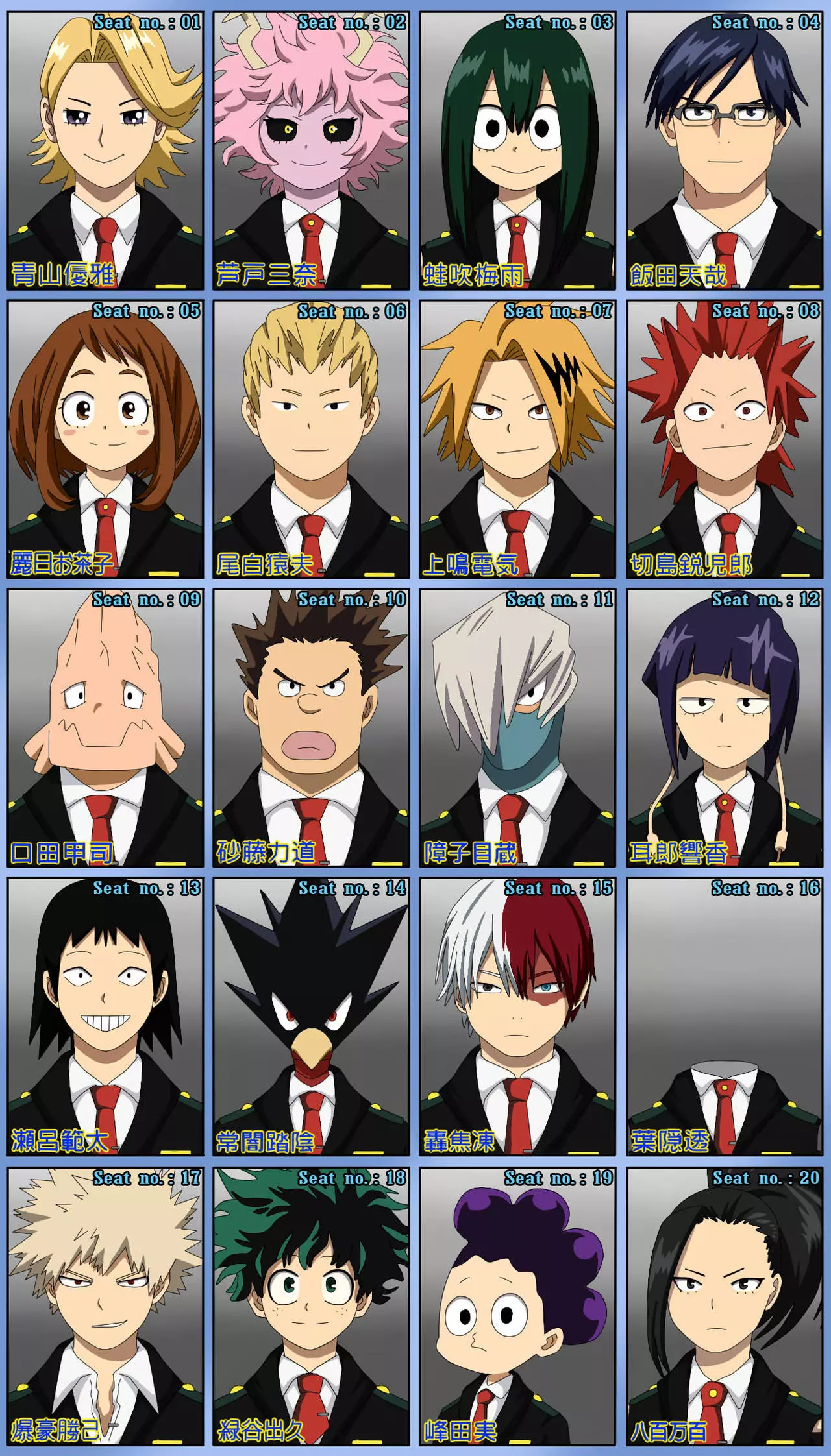 Chat with My hero academia: class 1A - Enjoy Free AI Character Roleplay | FlowGPT | My hero ...