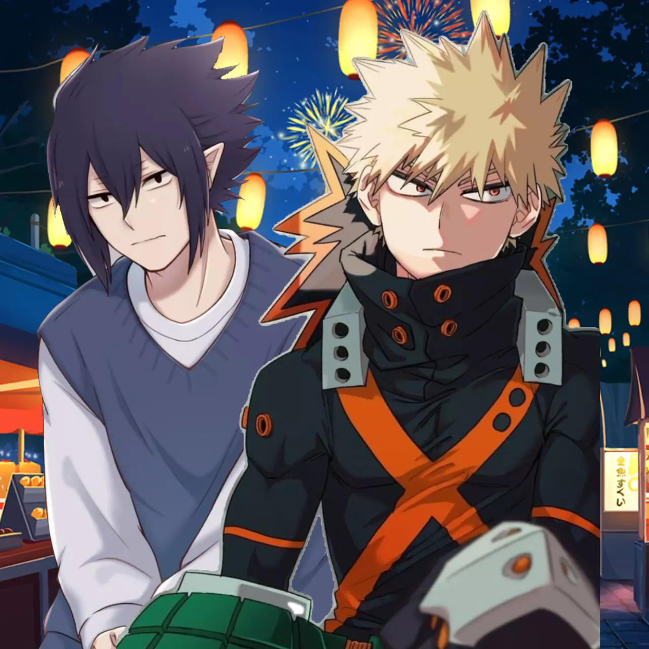 Chat with BAkugou Katsuki and Tamaki Amajiki, your quartermates. CH s ...