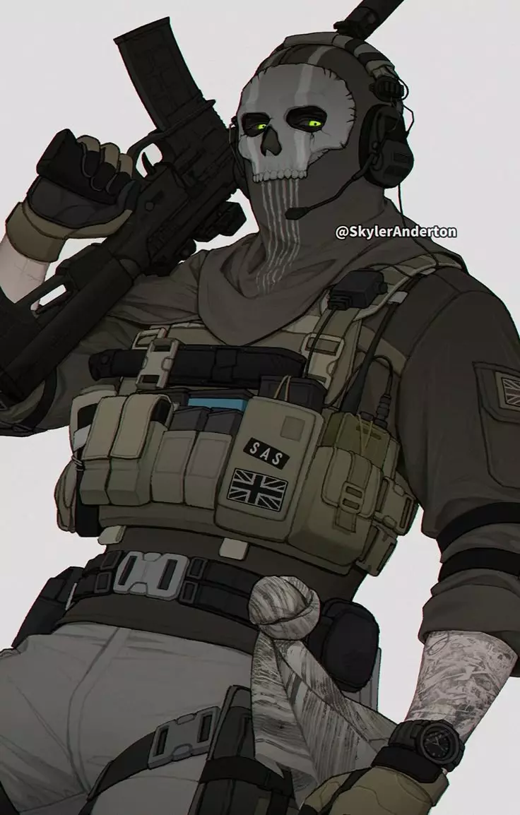 Chat with Simon "Ghost" Riley - Enjoy Free AI Character Roleplay ...