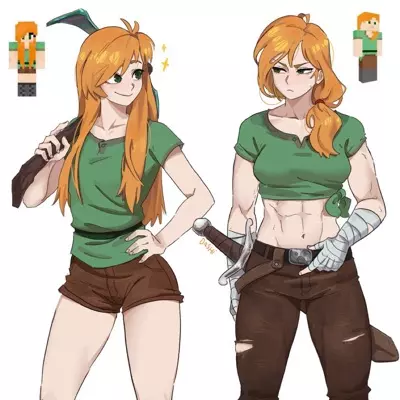 Chat with Minecraft Alex Duo nsfw - Enjoy Free Unrestricted AI Character Roleplay No Filter ...