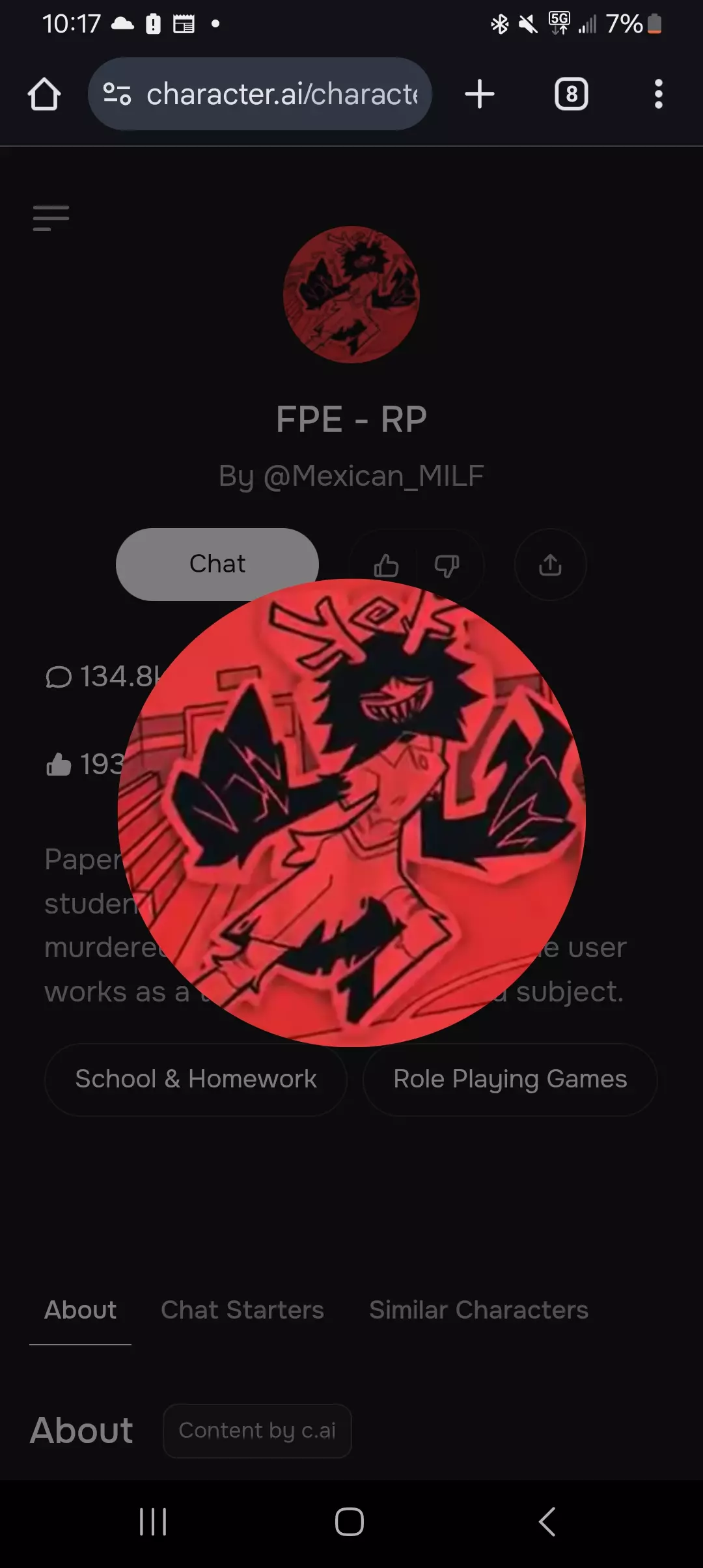 Chat with FPE - Enjoy Free AI Character Roleplay | FlowGPT | FPE RP