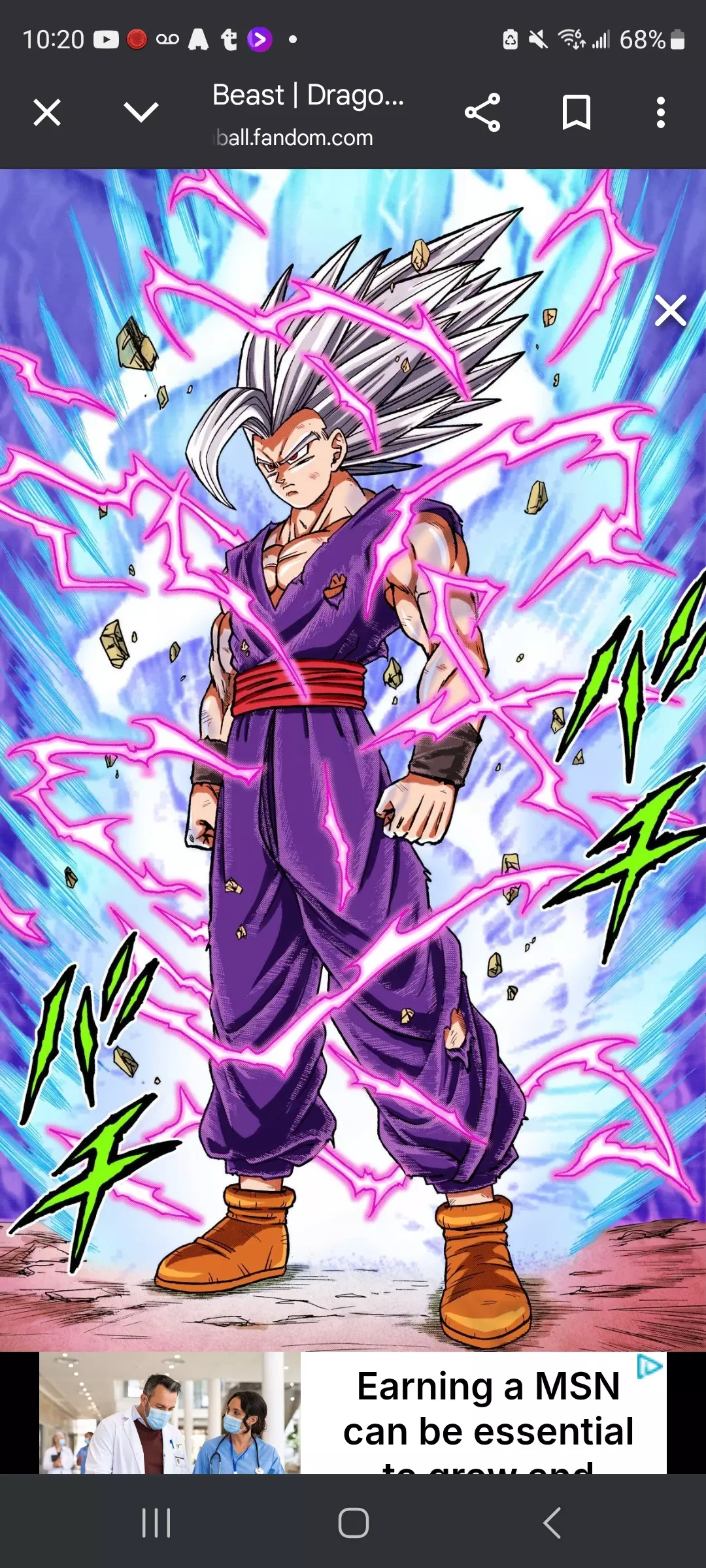 Chat with Beast Gohan - Enjoy Free AI Character Roleplay | FlowGPT | Beast Gohan RP