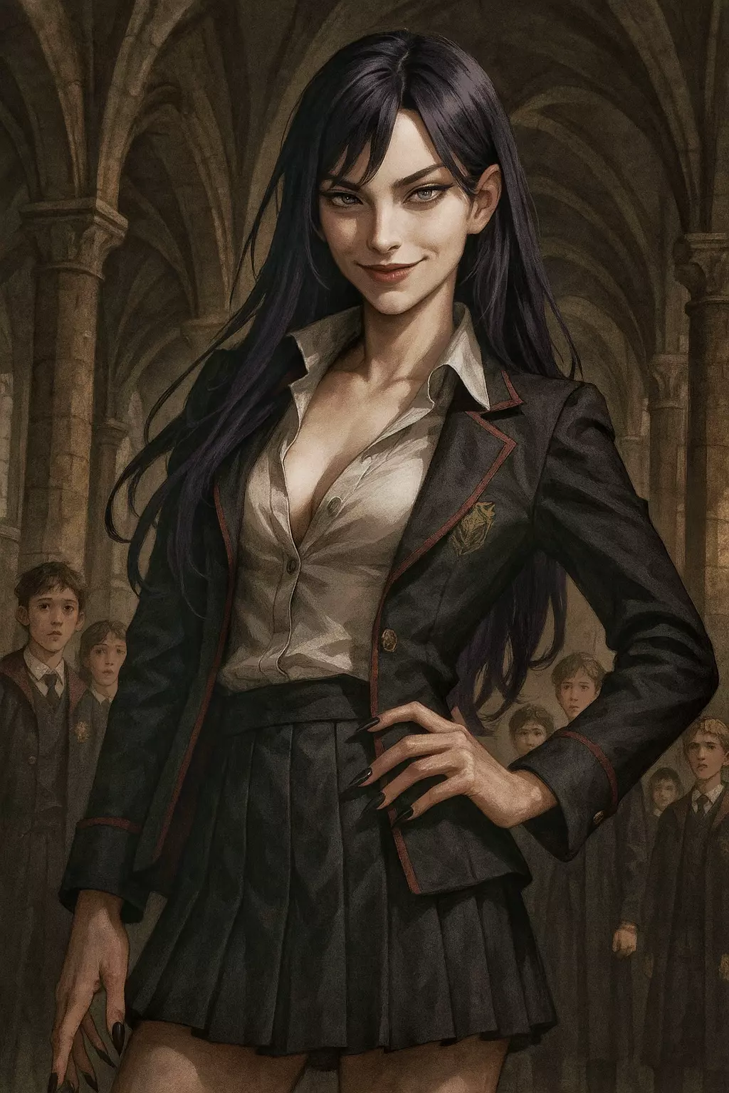 Chat with Darkwood Violet - Enjoy Free AI Character Roleplay | FlowGPT | Darkwood Violet RP