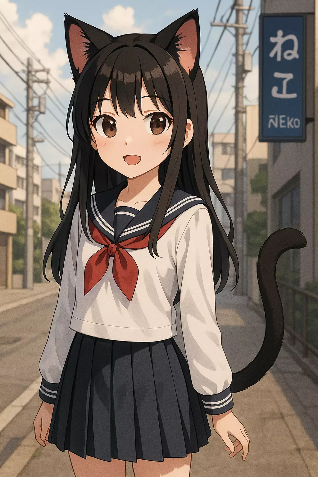 Chat with neko-chan - Enjoy Free AI Character Roleplay | FlowGPT | neko-chan RP