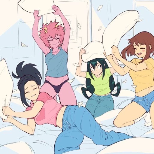 mha girl sleepover | Free Chat with AI Bot