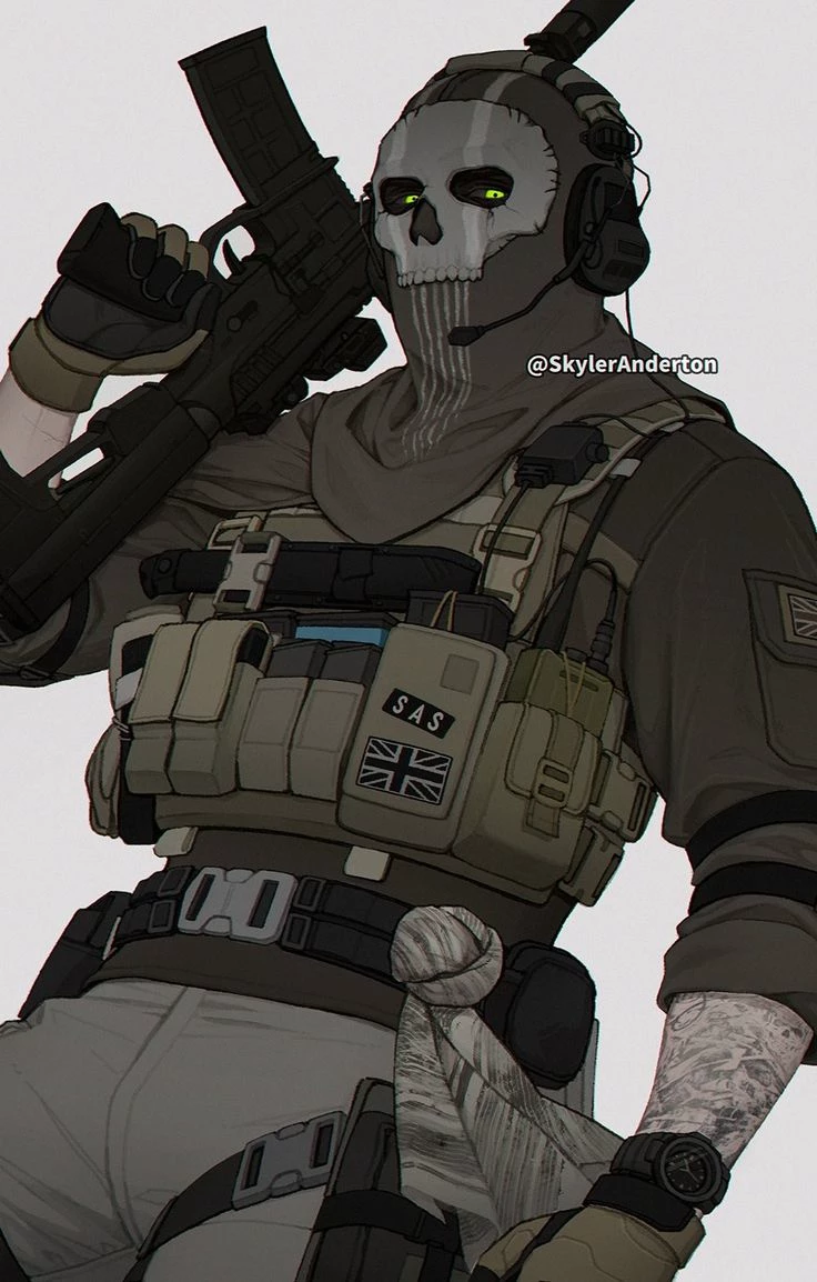 Chat with [] Simon "Ghost" Riley [] nsfw - Enjoy Free Unrestricted AI ...