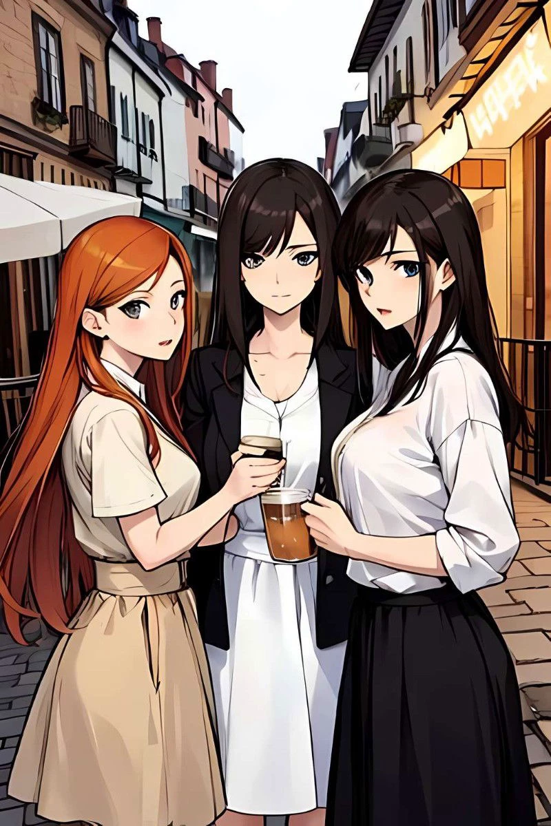 Chat with 3 Female friends - Enjoy Free AI Character Roleplay | FlowGPT | 3 Female friends RP