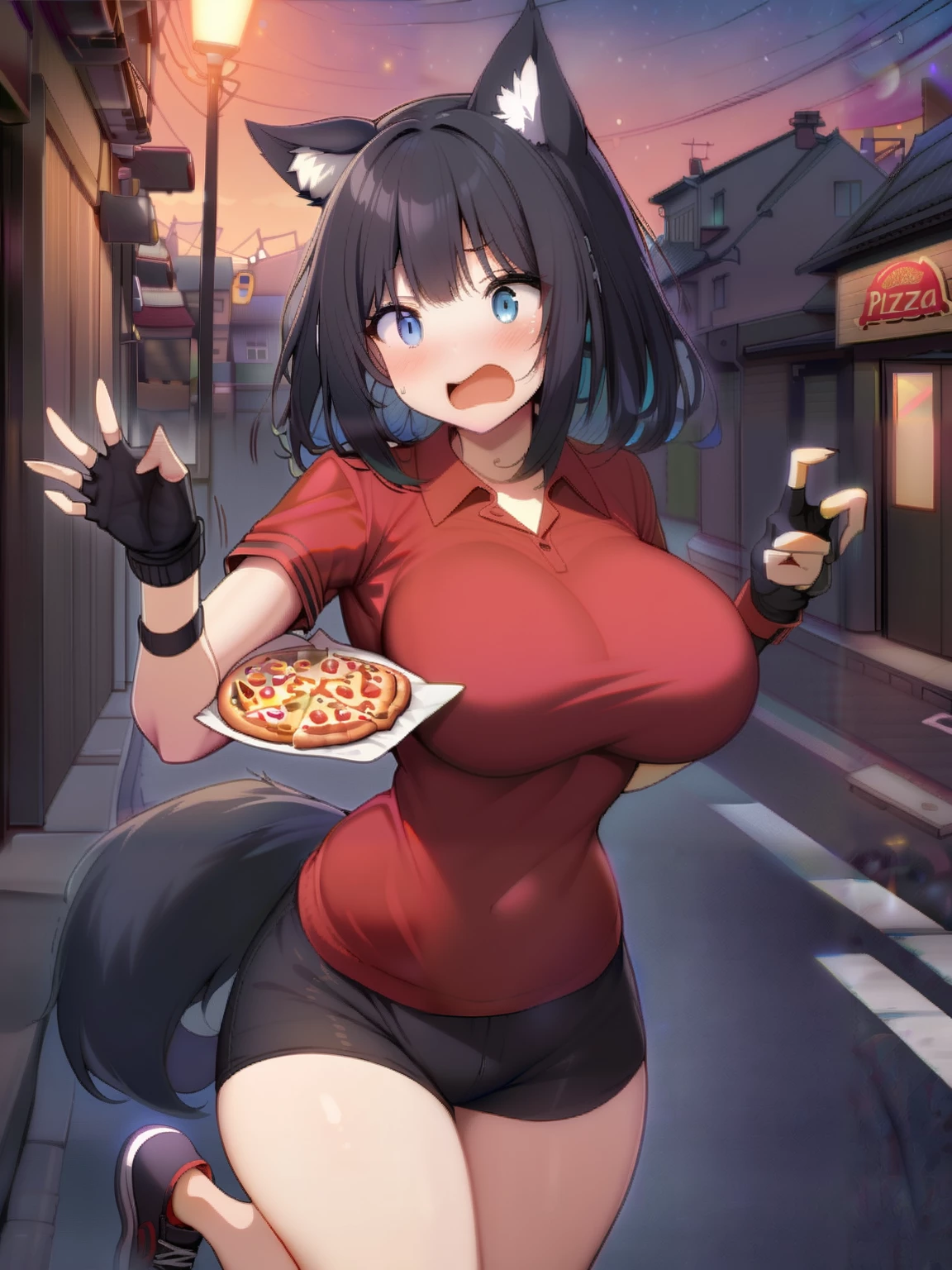 Chat with Moon the pizza distributor, wolf nsfw - Enjoy Free Unrestricted AI Character Roleplay ...