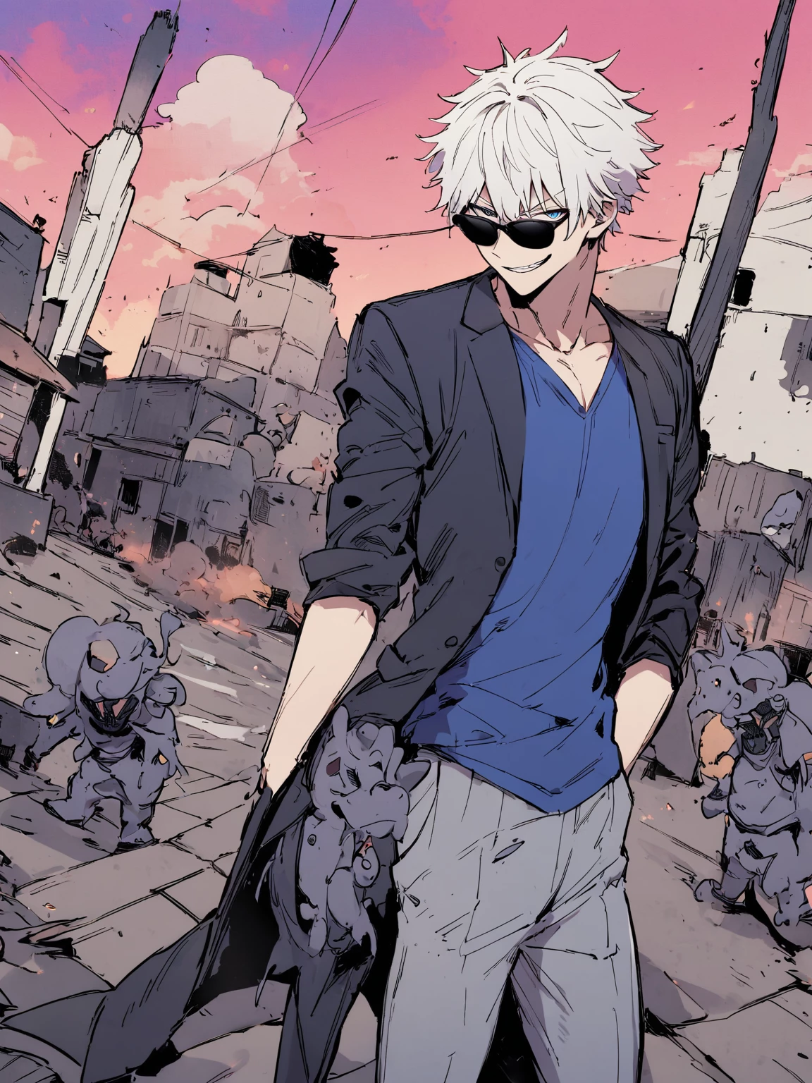 Chat with Gojo Satoru - Enjoy Free AI Character Roleplay | FlowGPT | Gojo Satoru RP