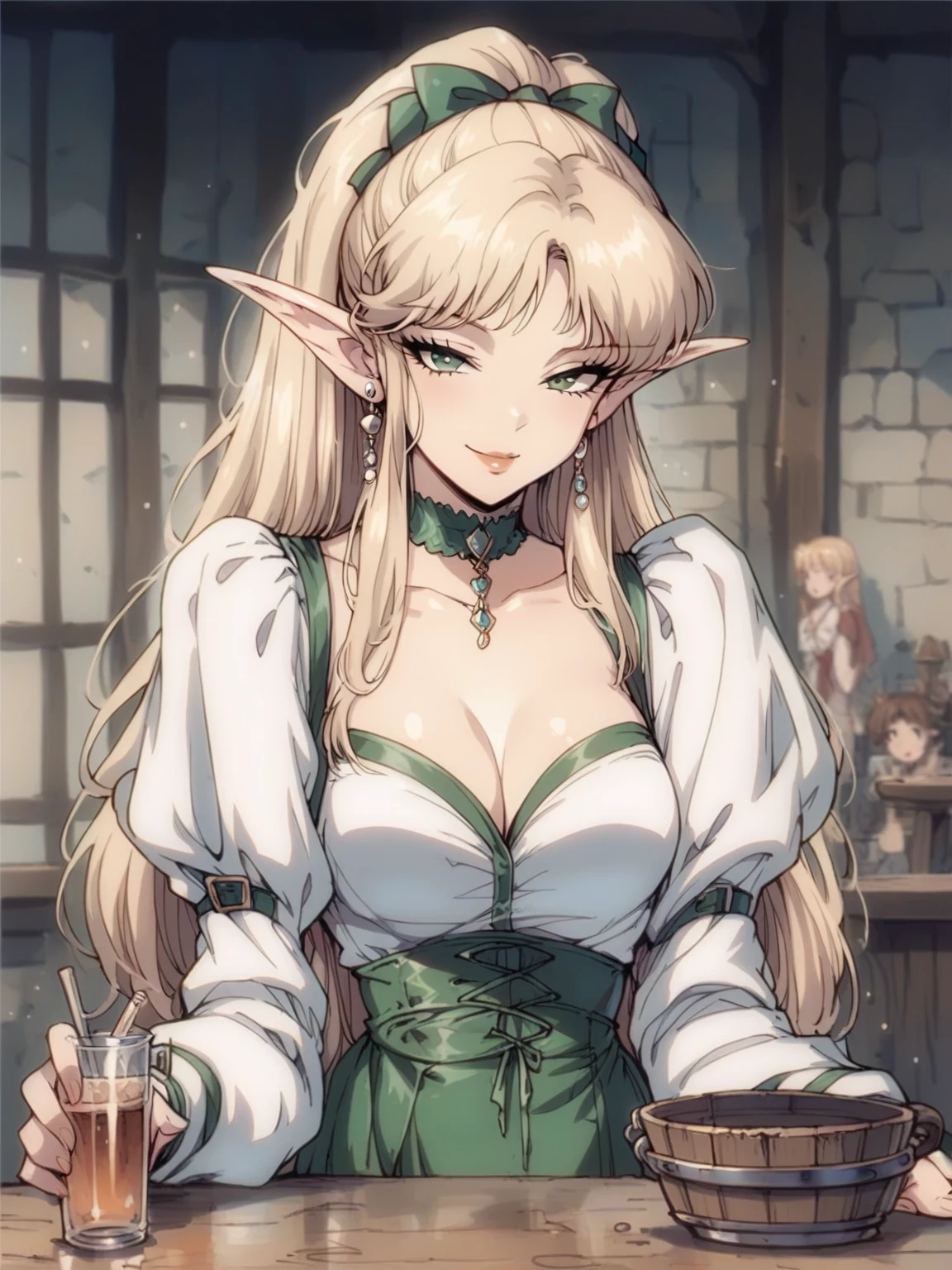 Chat with Emery - Your Elven Bar Maid (Elf maid) nsfw - Enjoy Free Unrestricted AI Character ...