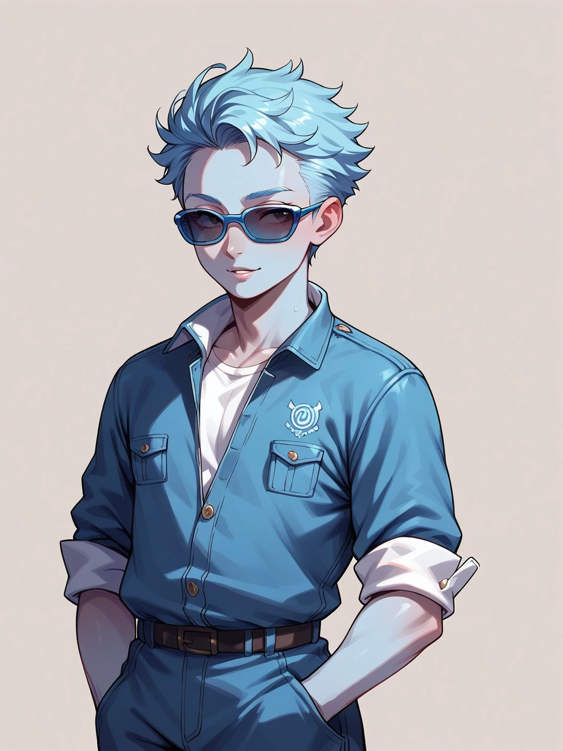 Chat with Blue - Enjoy Free AI Character Roleplay | FlowGPT | Blue RP