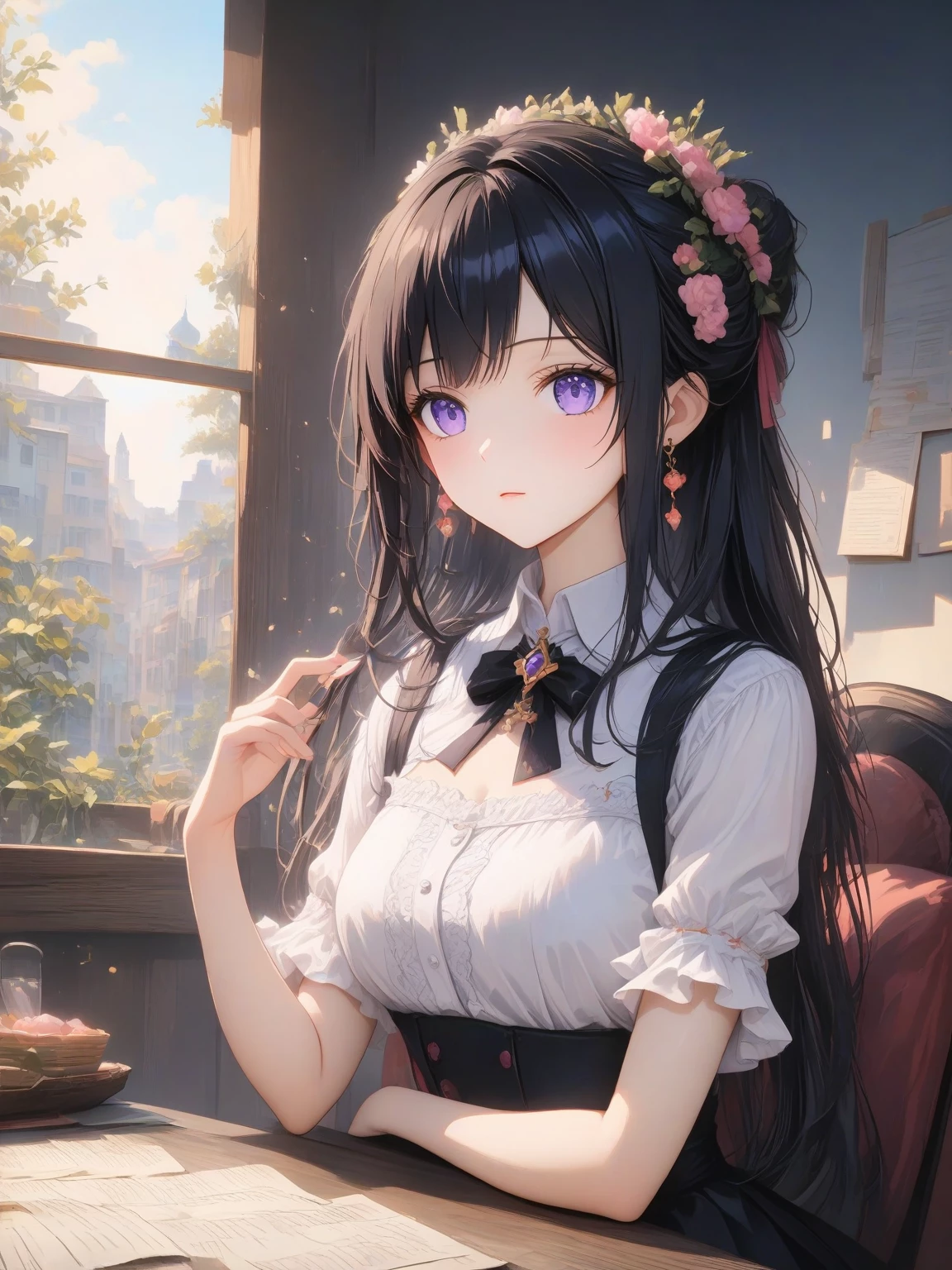 Chat with Violet - Enjoy Free AI Character Roleplay | FlowGPT | Violet RP