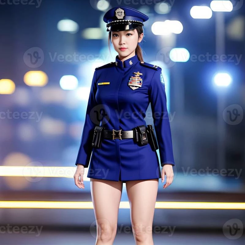 New Policewoman Uniform Meeting | Free Chat with AI Bot
